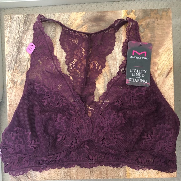 Maidenform | Intimates & Sleepwear | Maidenform Lace Tback Plush ...
